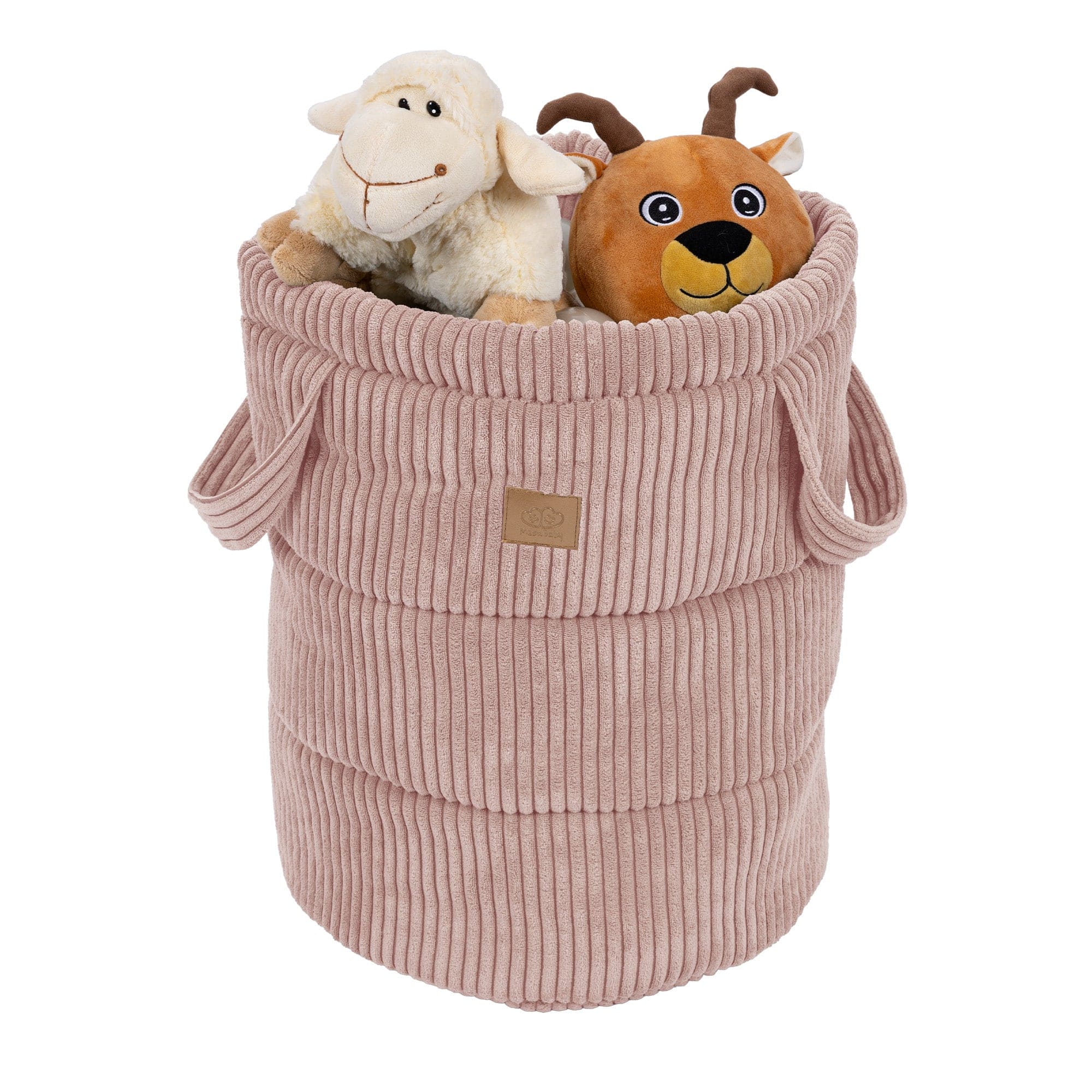 Panier jouets bébé en velours côtelé | Collection Aesthetic